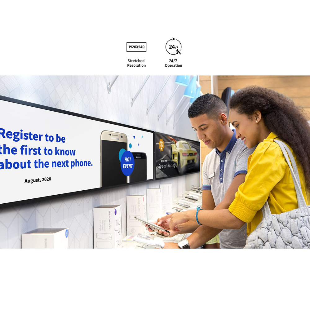 Samsung SH37R-B Stretch Signage Display 37 Zoll - Multimedia Display