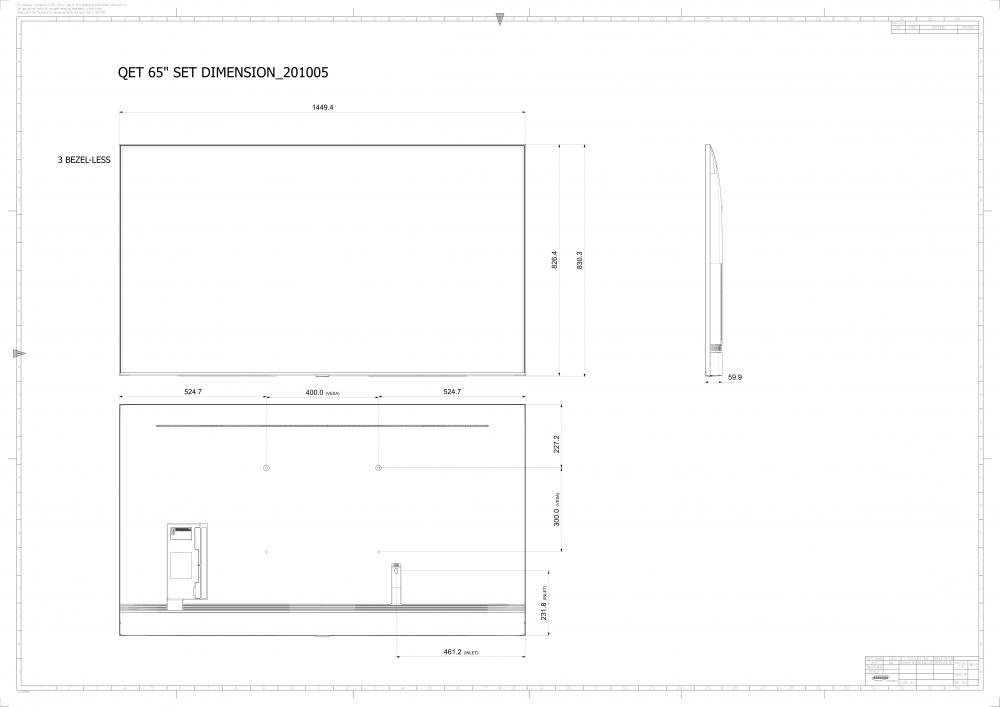 Samsung Smart Signage QE65T 65 Zoll - Multimedia Display