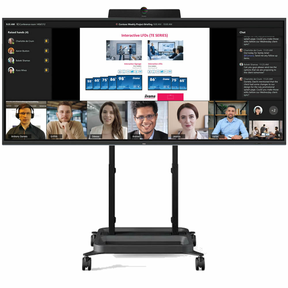 Microsoft Teams Front Row All-in-One Videokonferenz-Lösung - Multimedia ...