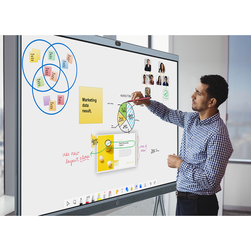 Yealink MB65 Microsoft-Collaboration Board 65 Zoll - Multimedia Display